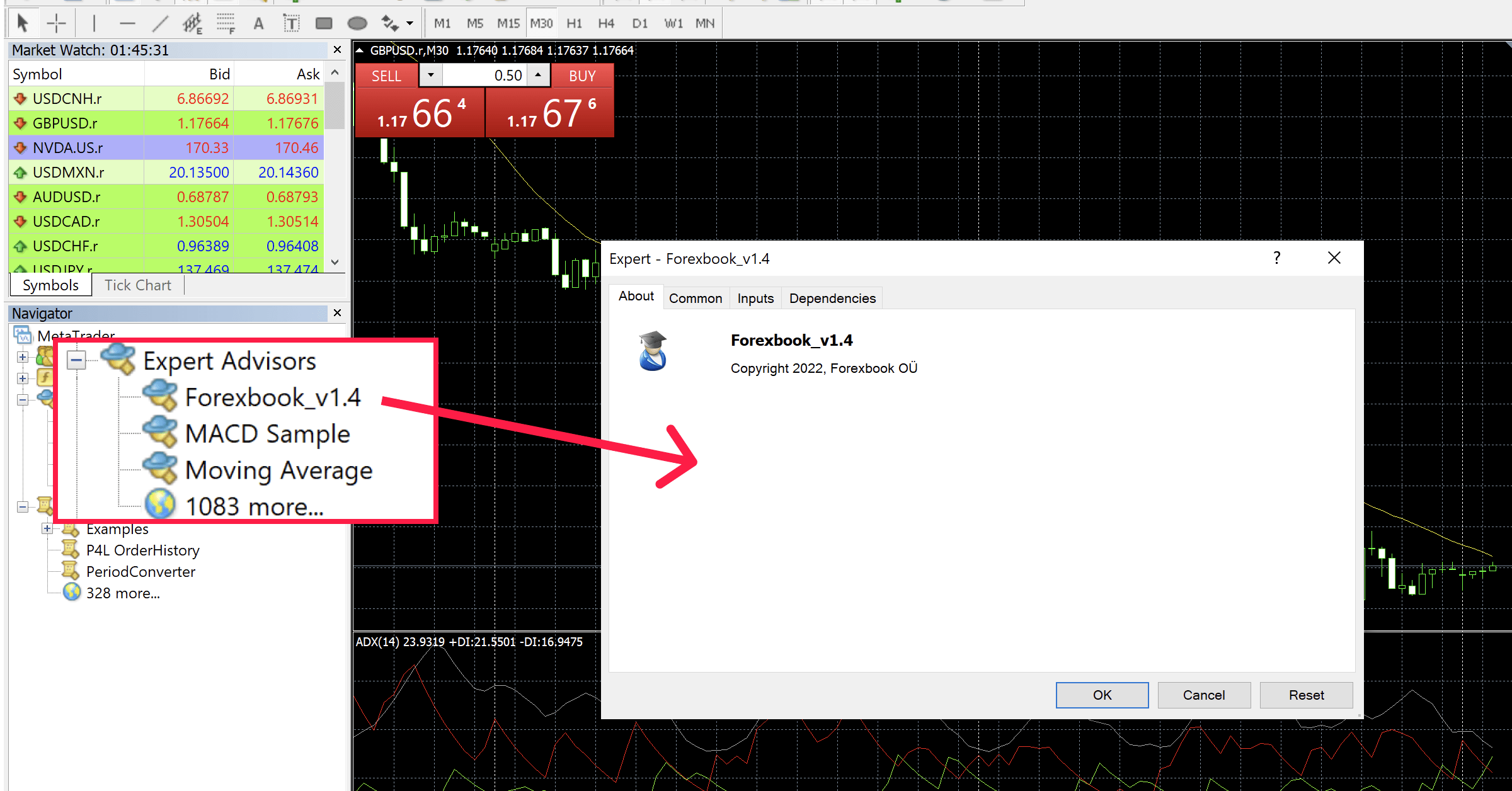 How To Install Expert Advisor EA In Metar MT4 MT5 Forexbook Blog
